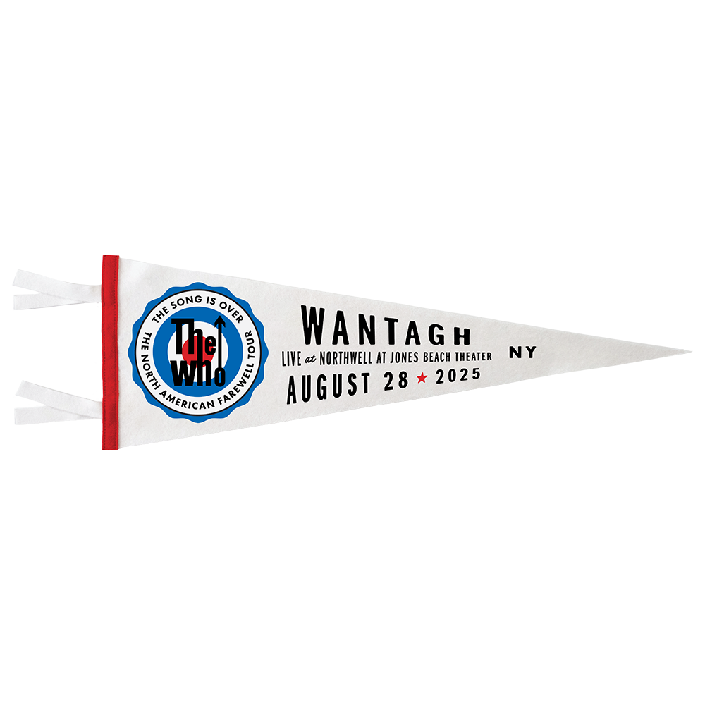 Wantagh, NY 2025 Pennant - The Who Official Store