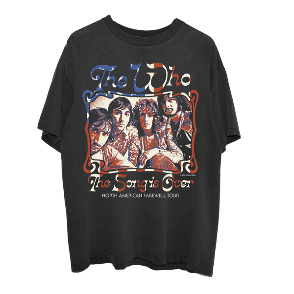 The Song is Over North America Photo Dateback T-Shirt - The Who ...
