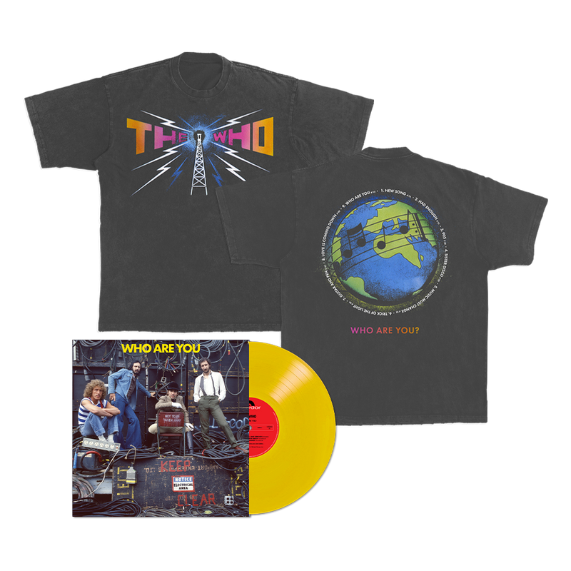 Who Are You Limited-Edition Color LP + T-Shirt Fan Pack - The Who ...
