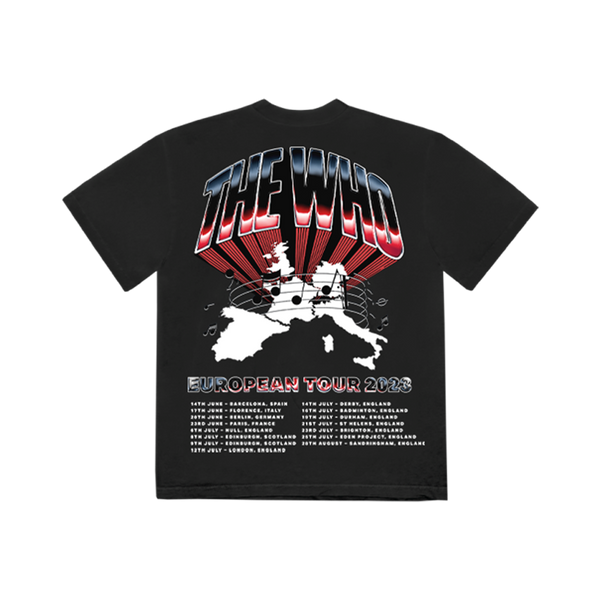 Black Tour T-Shirt - The Who Official Store