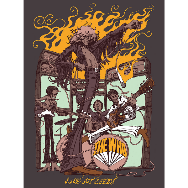 1970 The Who Live at Leeds Poster - The Who Official Store