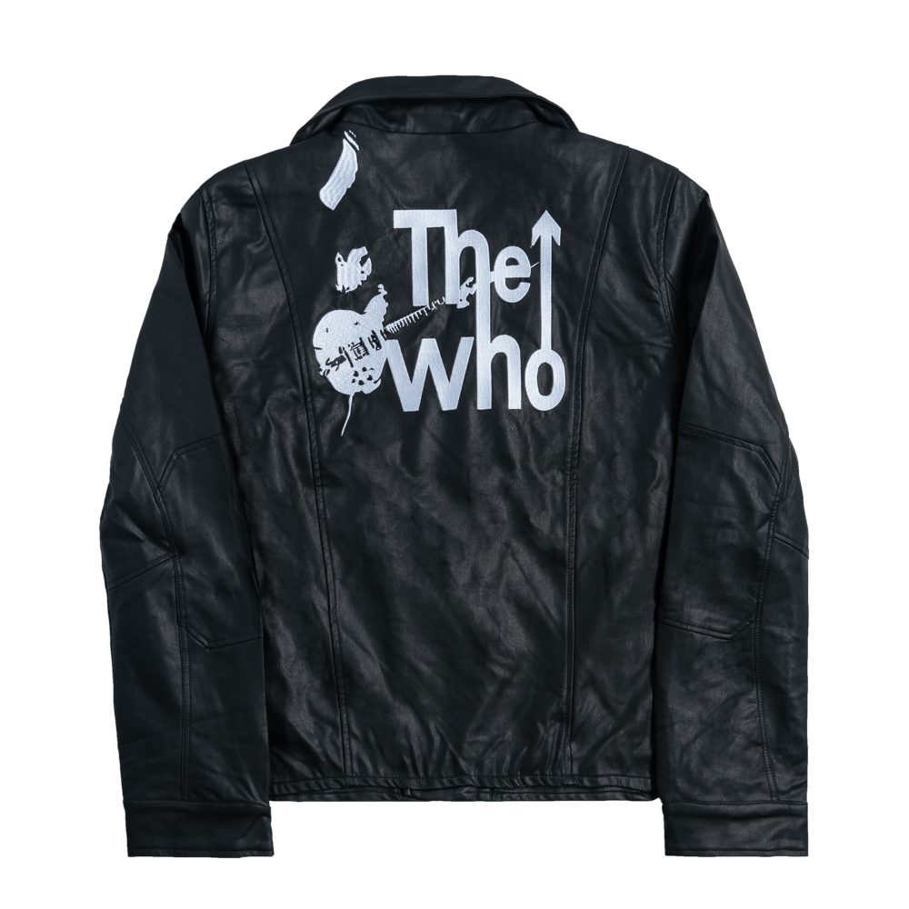 The Who Faux Leather Jacket The Who Official Store The Who Faux Leather Jacket The Who Official Store